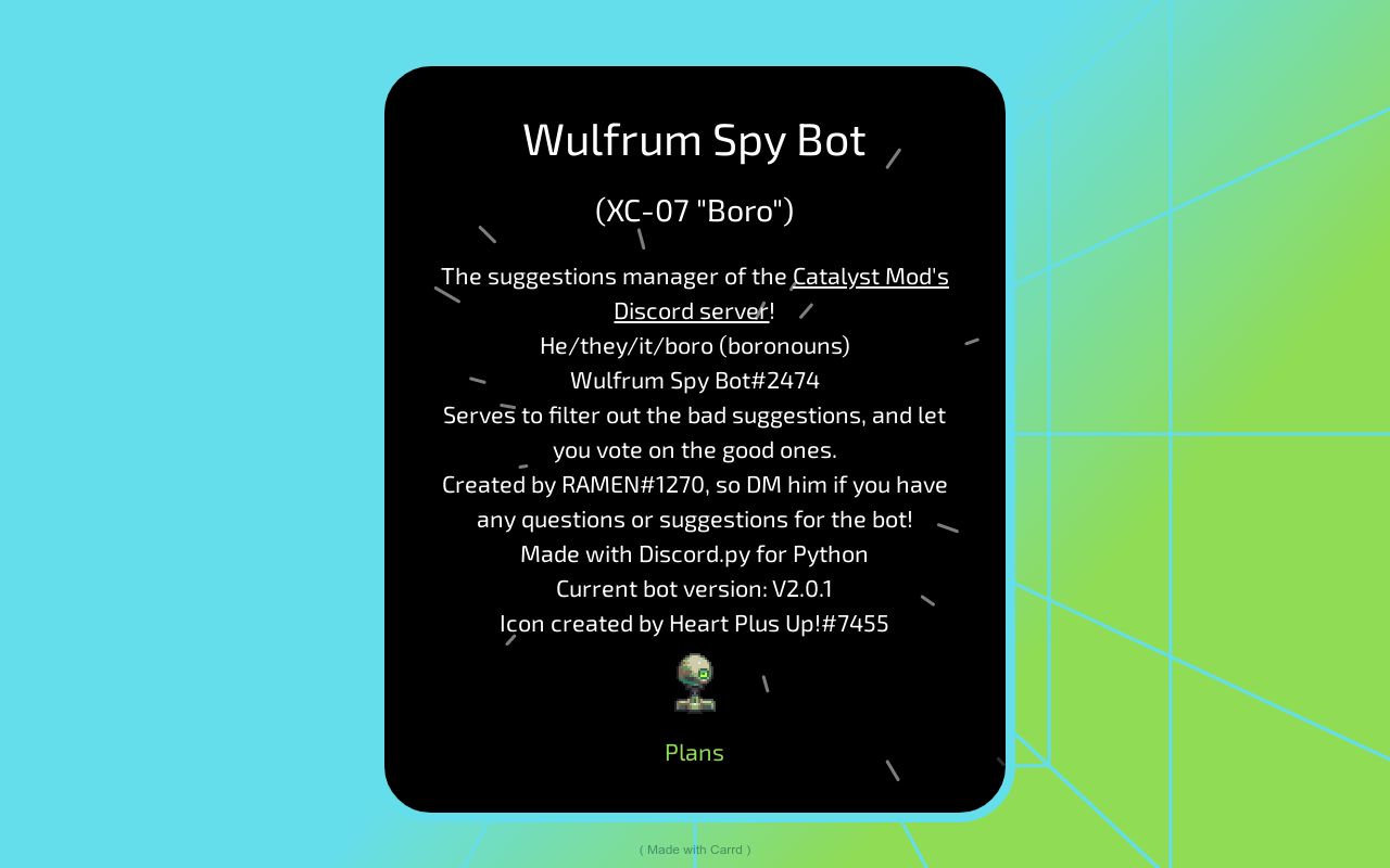 Wulfrum Spy Bot